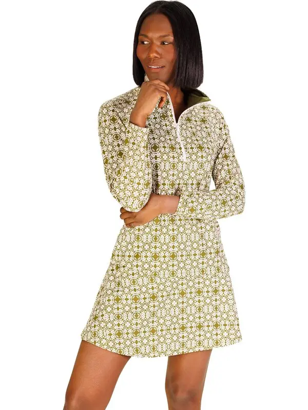 DUFFIELD LANE Active Sherri Skort - Green Tile