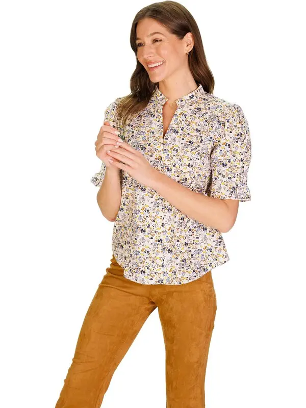 DUFFIELD LANE Marlow Top - Ditzy Cali