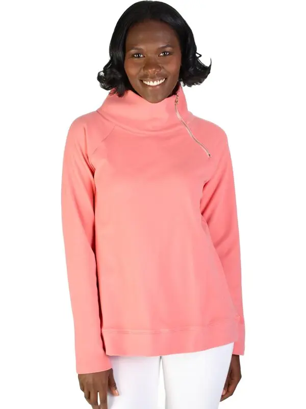 DUFFIELD LANE The Bowen Pullover - Rosy