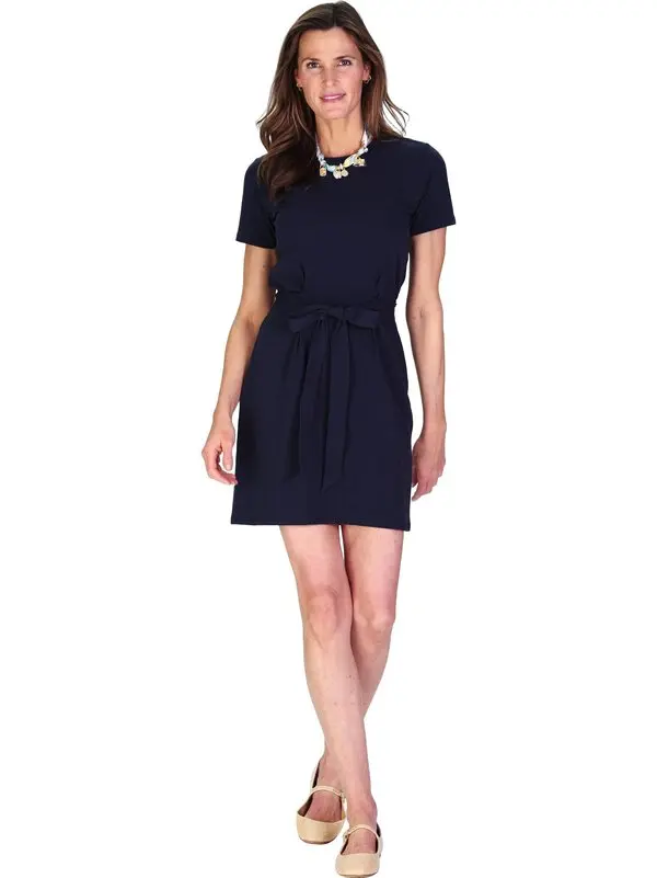 DUFFIELD LANE The Emily Dress - Navy