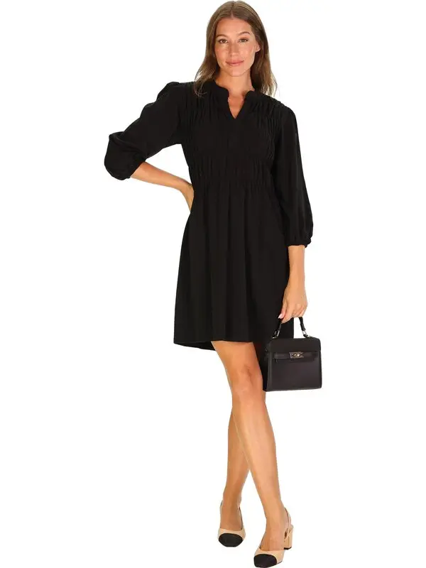 DUFFIELD LANE Hyacinth Dress - Black