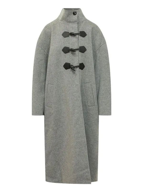 Ba&sh Kaya Toggle Coats - Grey