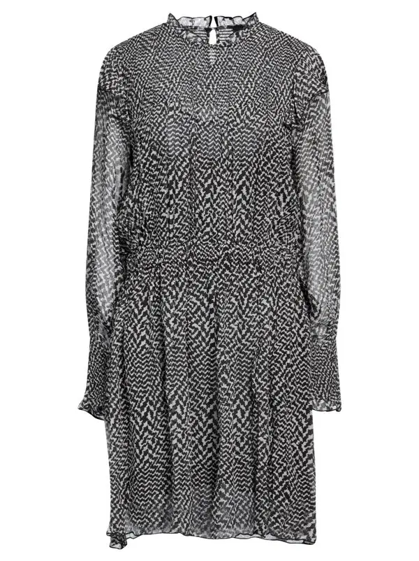 Rag & Bone Color-blocked Long-sleeve Dress - Black