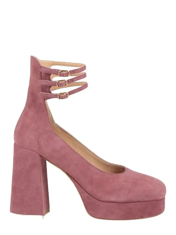 Chloé Suede Platform Pumps - No