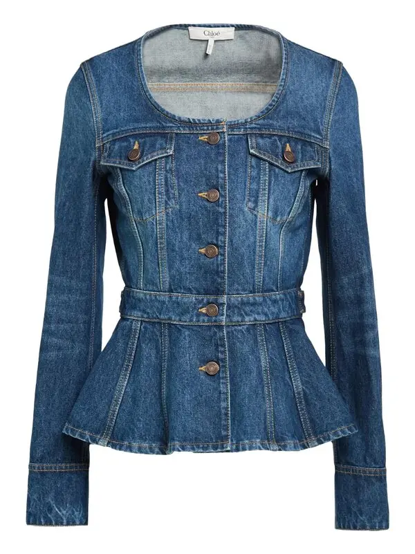 Chloé Denim Jackets - Blue