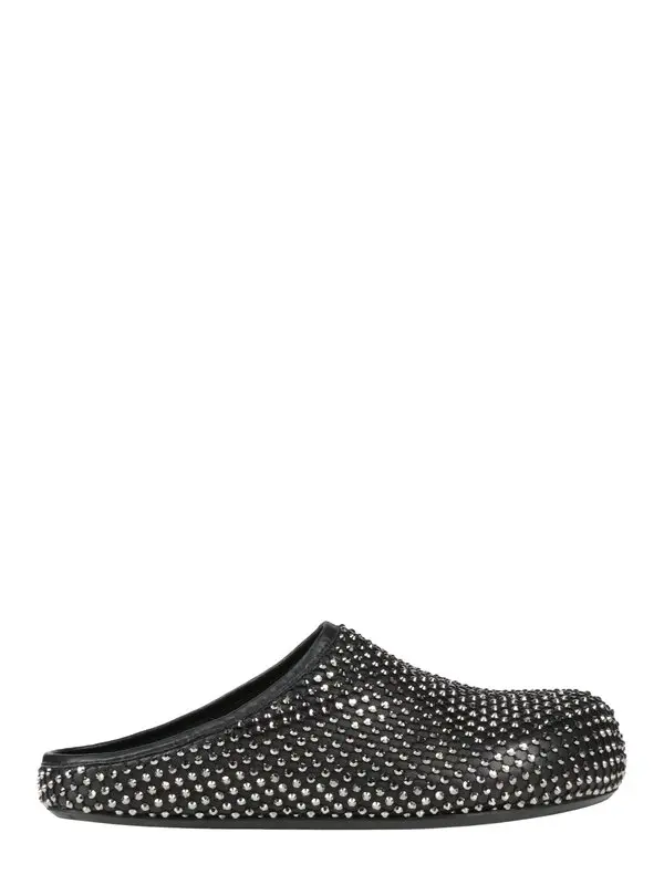 Marni Leather Mules - Black