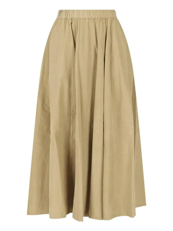 Aspesi Gathered Cotton Skirt - No