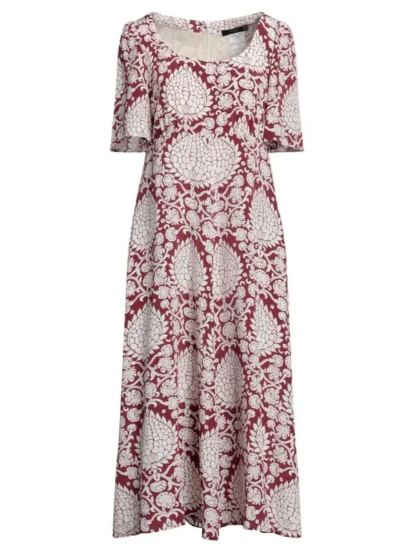 Max Mara Color-blocked Dress - White