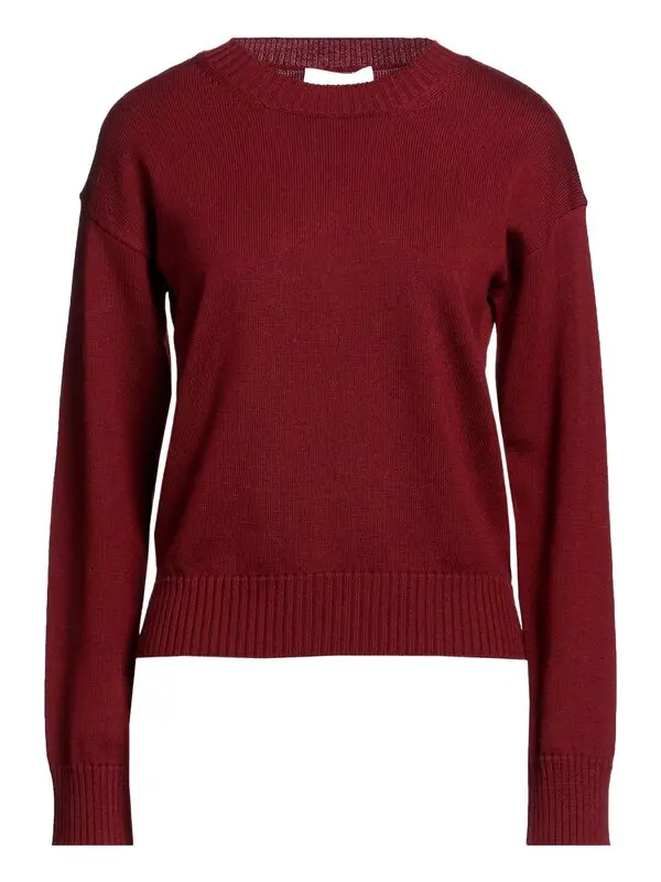 Max Mara Solid Color Jumpers - Red