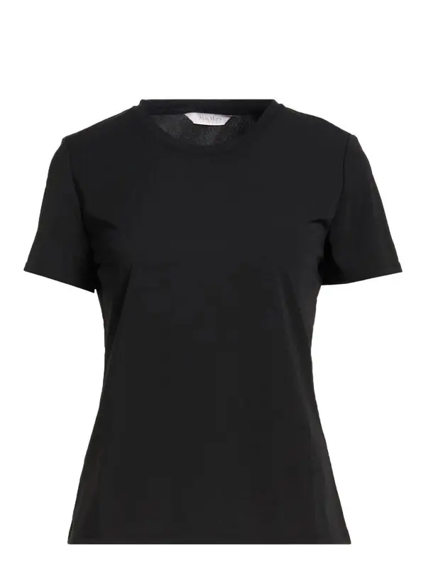 Max Mara Plain Colour Tops - Black
