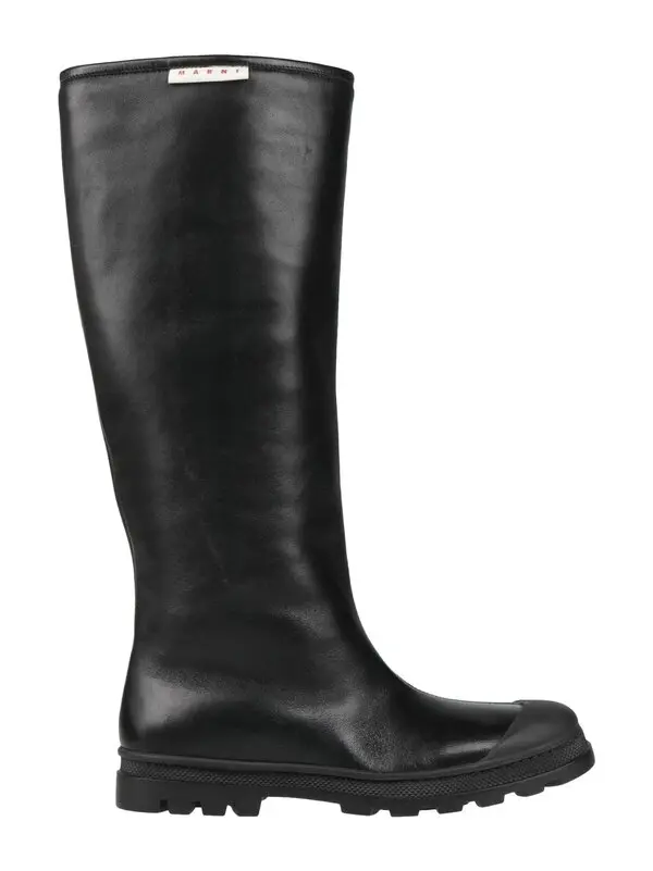 Marni Leather Boots - Black