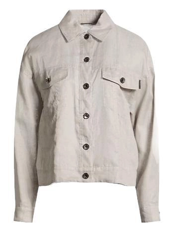 Brunello Cucinelli Minimalist Singlebreasted Jacket - Grey