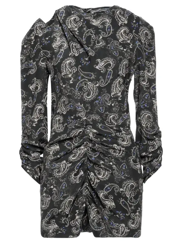 Isabel Marant Étoile Satin Bodycon Dress - Black
