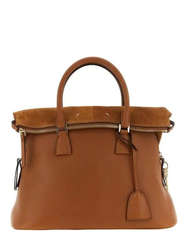 MAISON MARGIELA 5ac Soft' Medium Shoulder Bag - Brown