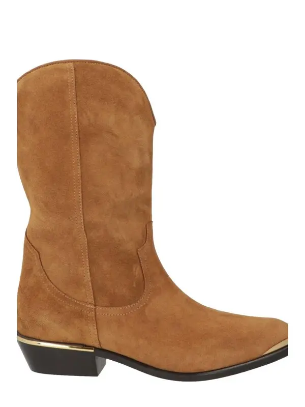 Isabel Marant Étoile Suede Denim Ankle Boots - No