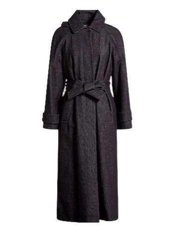 Brunello Cucinelli Dark Denim Trench Coat - Blue