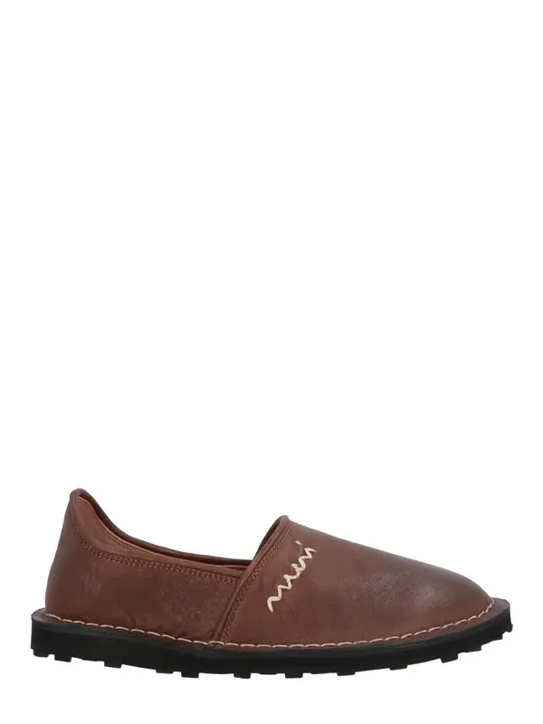 Marni Slippers Loafers - Red