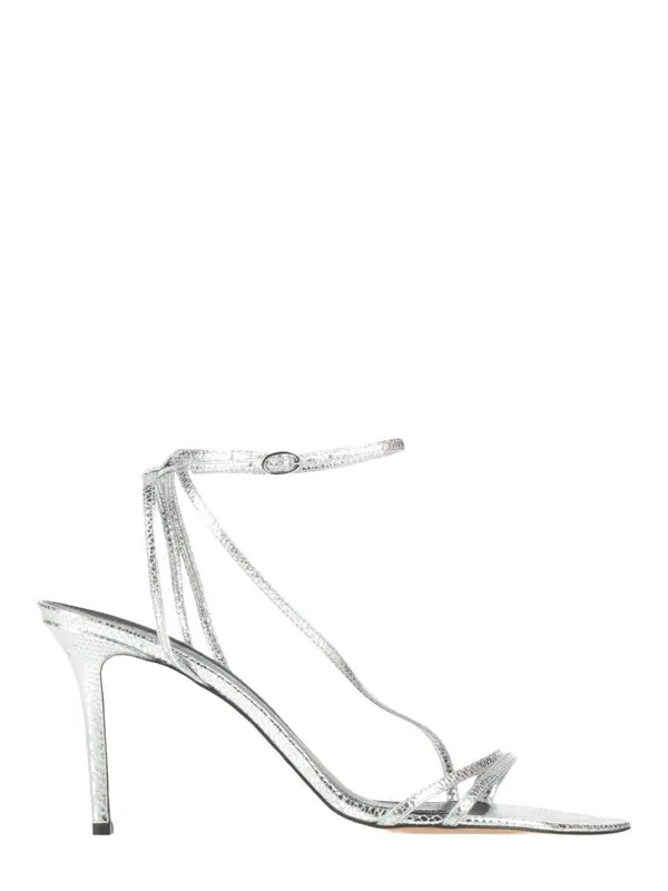 Isabel Marant Étoile Metallic Snakeprint Pointed-toe High-heel Sandals - No