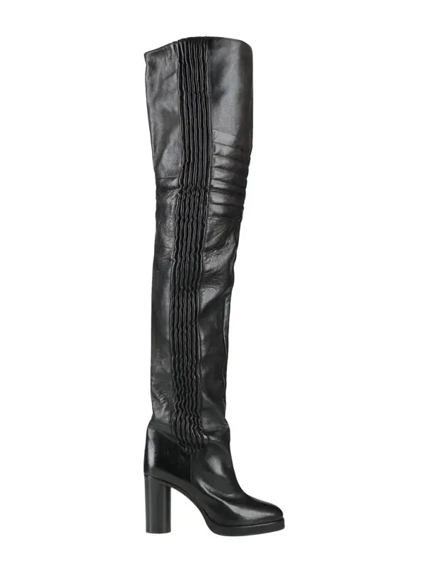 Isabel Marant Étoile Solidcolor Highleather Boots - Black
