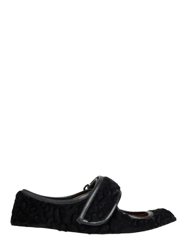 Marni Multicolored Mary Jane Shoes - Black