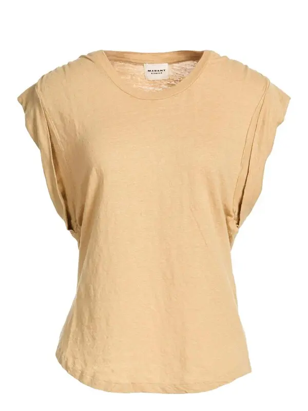 Isabel Marant Étoile Plain Colour T-shirts - Sand-colored