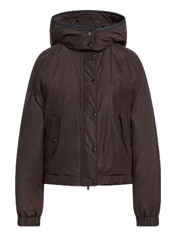 Brunello Cucinelli Hooded Warm Cottonpadded Jacket - Black