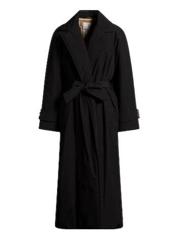 Brunello Cucinelli Minimalist Long Belted Coat - Black