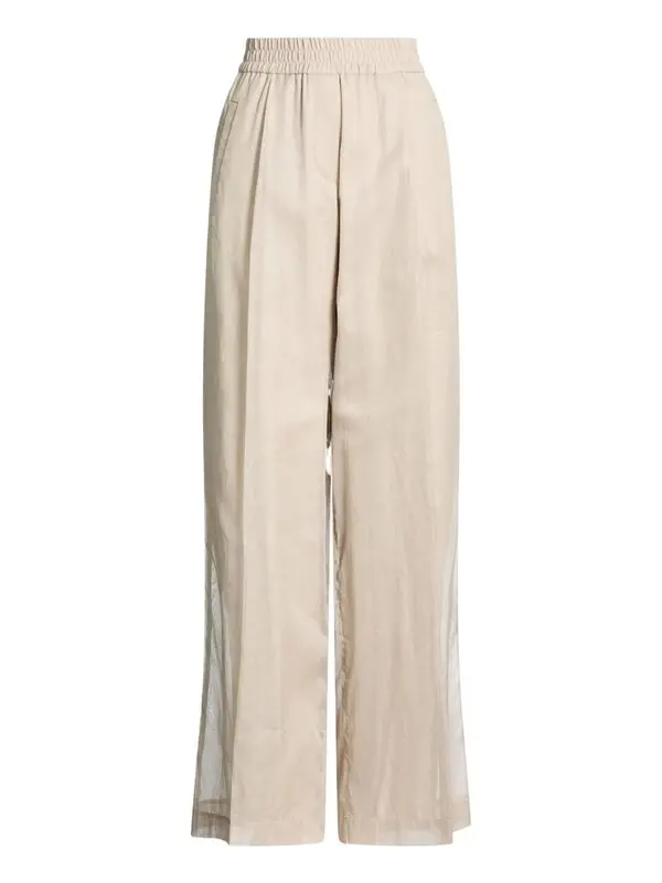 Brunello Cucinelli Relaxedfit Straightleg Trousers - Sand-colored