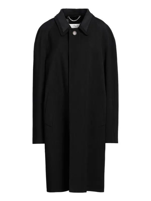 MAISON MARGIELA Single-breasted Twill Coat - No