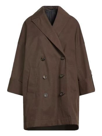Brunello Cucinelli Minimalist Long Coat - Green