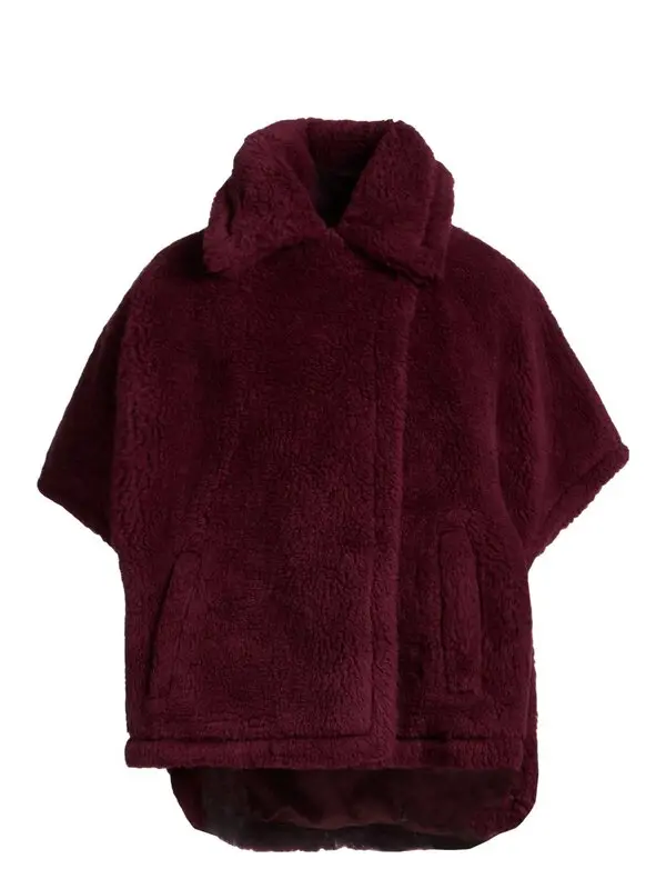 Max Mara Simple Teddy Fleece Coat - Brown