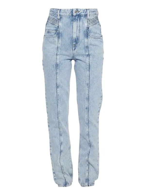Isabel Marant Étoile Light-wash Straight-leg Jeans - Blue