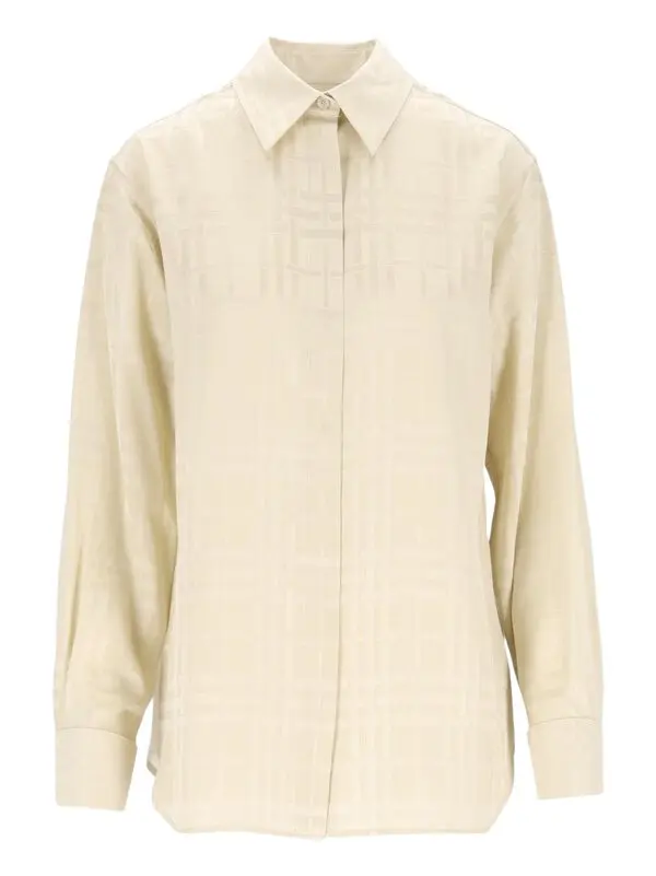 Burberry Check Silk Shirt - No