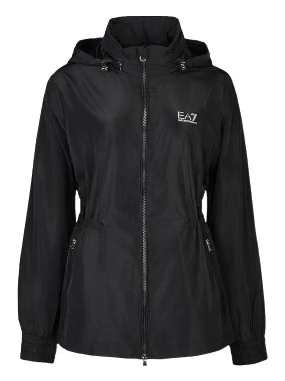 EA7 Long-sleeve Zip-up Jacket - Black