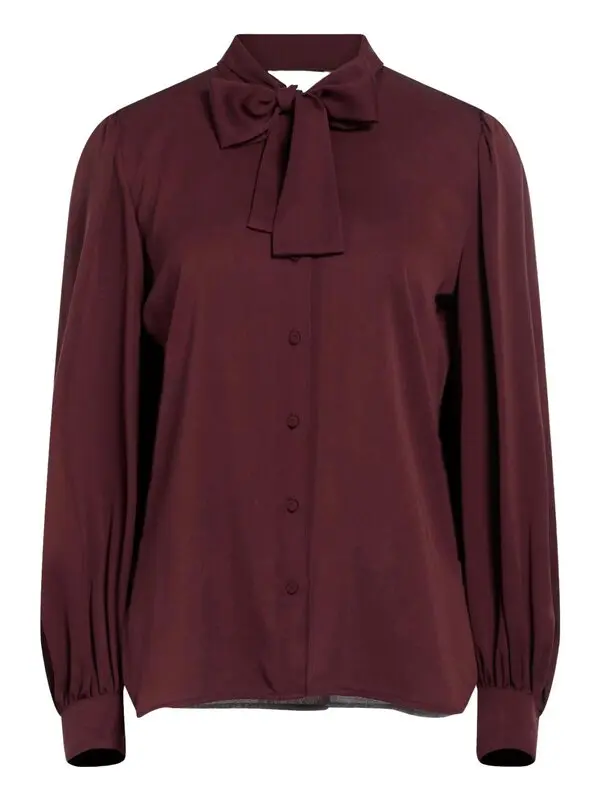 Max Mara Minimalist Long-sleeve Shirt - Red