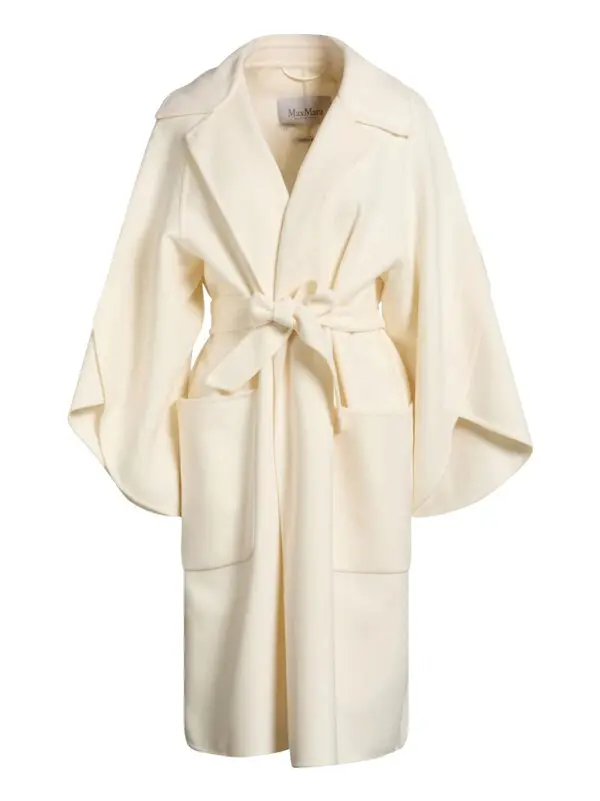 Max Mara Solid-colored Woolen Coat - No