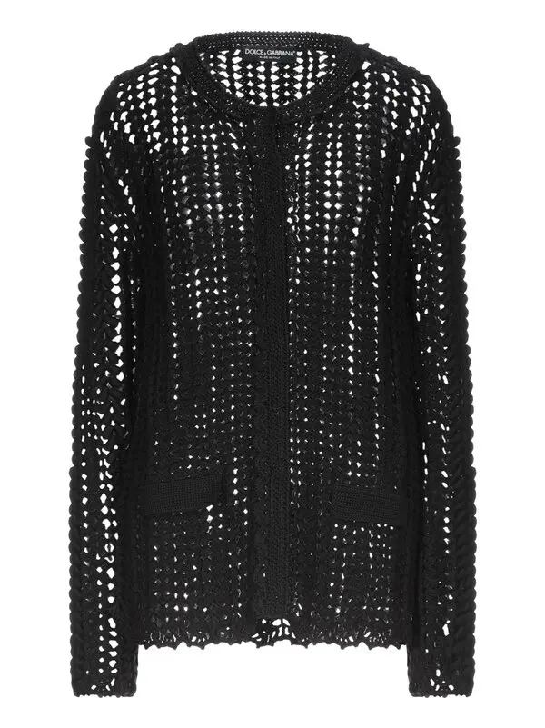 Dolce & Gabbana Solid-color Wool Knitwear - Black