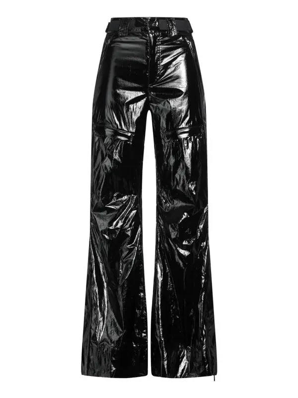 Dolce & Gabbana Solid-colored Flared Pants - Black