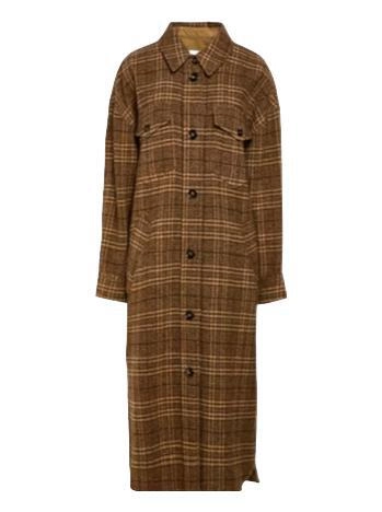 Isabel Marant Étoile Plaid Wool Blazer - Brown
