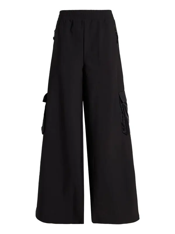 Max Mara Solid Color Casual Trousers - Black