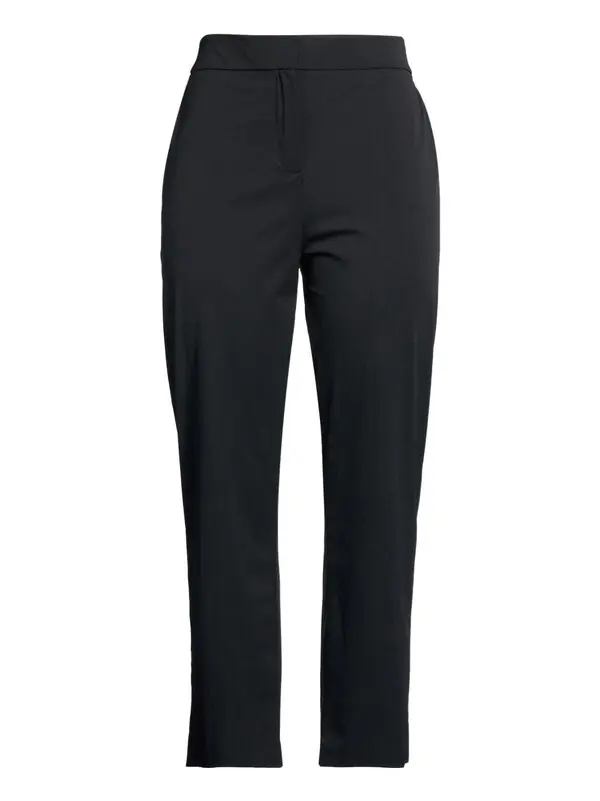 Max Mara Solid Color Casual Trousers - Black