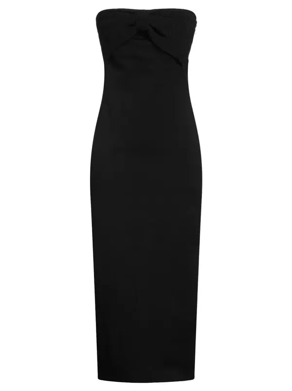 Chloé Sleeveless Off-shoulder Dress - Black