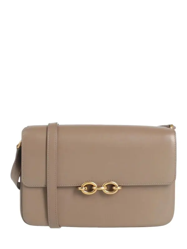 Saint Laurent Solid Crossbody Bags - Brown