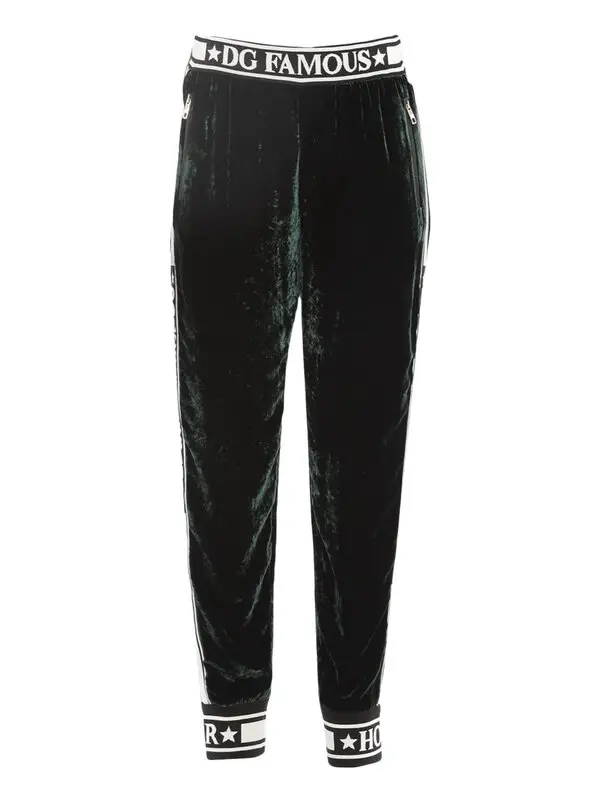 Dolce & Gabbana Solid-color Sweatpants - Green