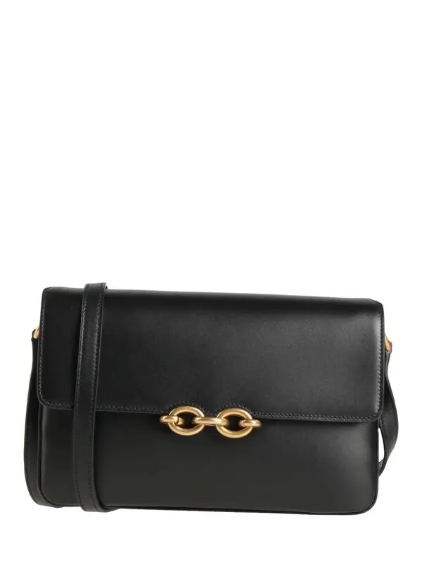 Saint Laurent Solid Cross-body Bags - Black