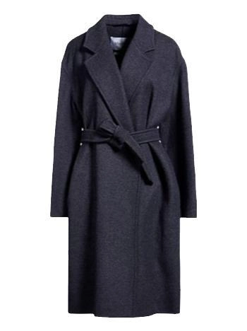 Max Mara Two-color Wool Coat - Blue