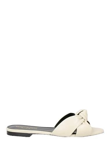 Saint Laurent Minimalist Round-toe Slippers - No