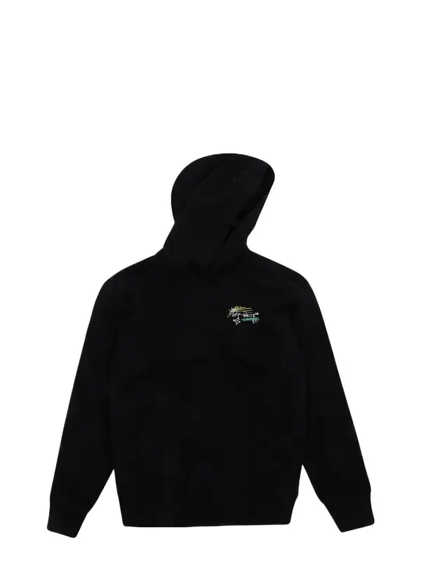 Off-White Arrow Scribble' Hoodie - Black