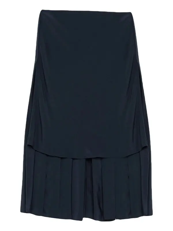 Chloé Asymmetrical Minimalist Skirt - Blue