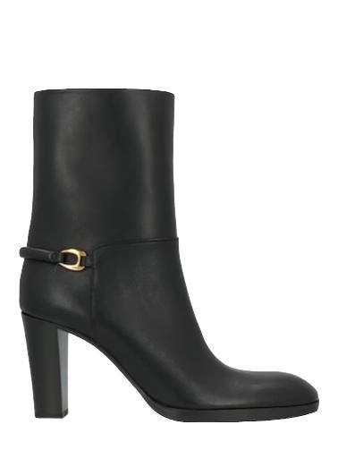 Saint Laurent Minimalist Block-heel Ankle Boots - Black